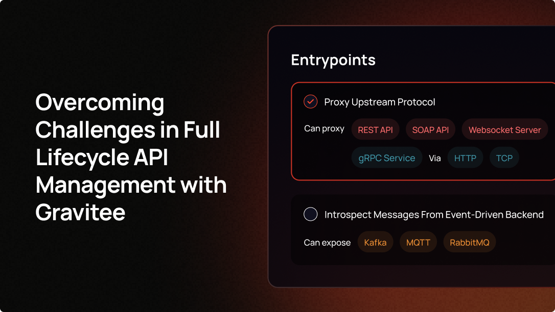 Overcoming Challenges in Full Lifecycle API Management with Gravitee